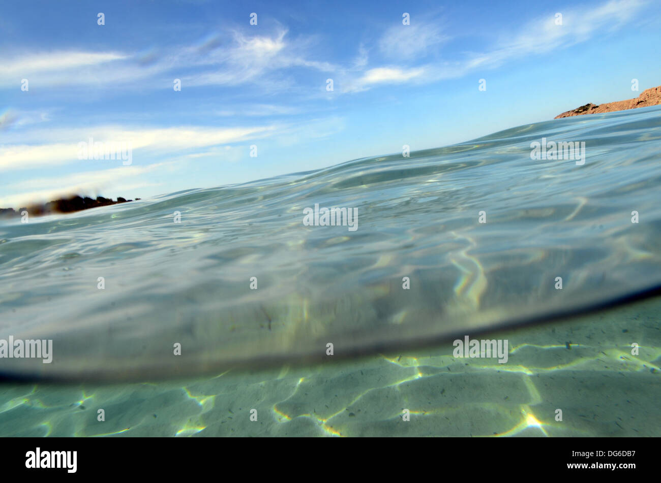 Above below water hi-res stock photography and images - Alamy