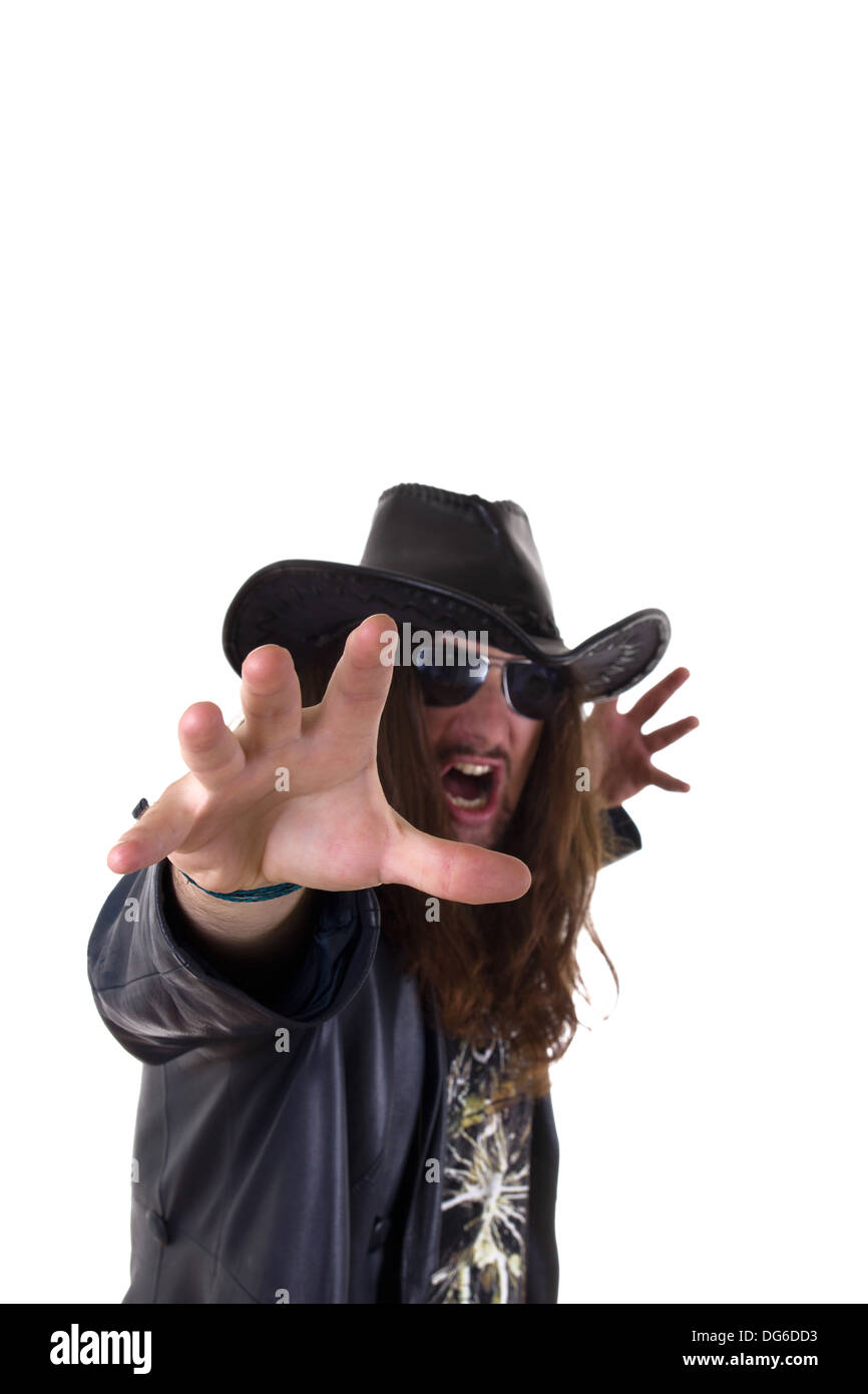 Angry Metal Guy Stock Photo - Alamy