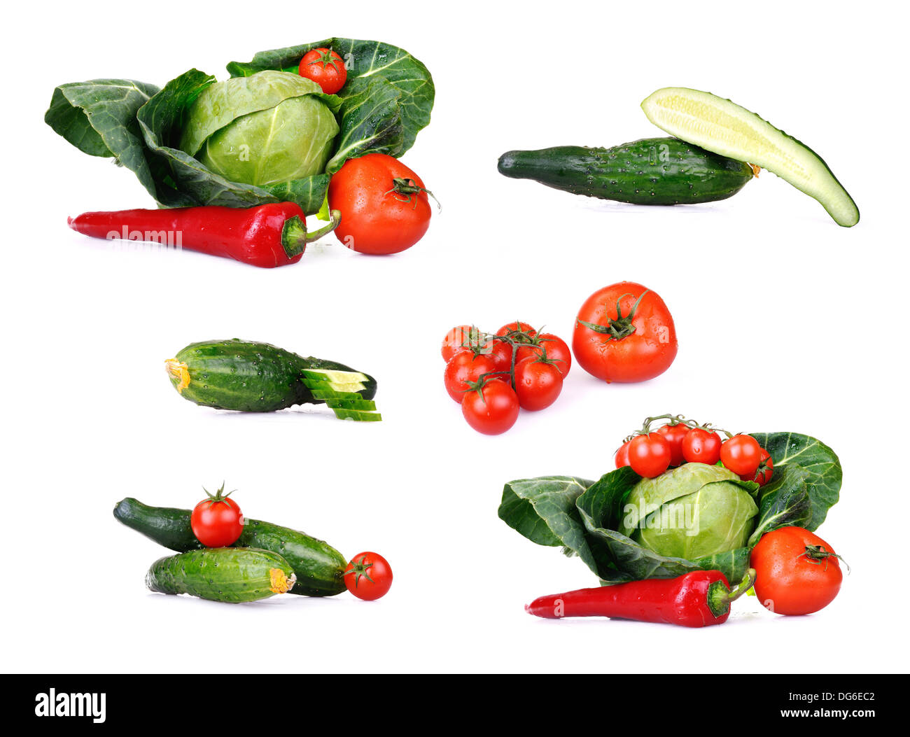Various vegetables Cut Out Stock Images & Pictures - Alamy