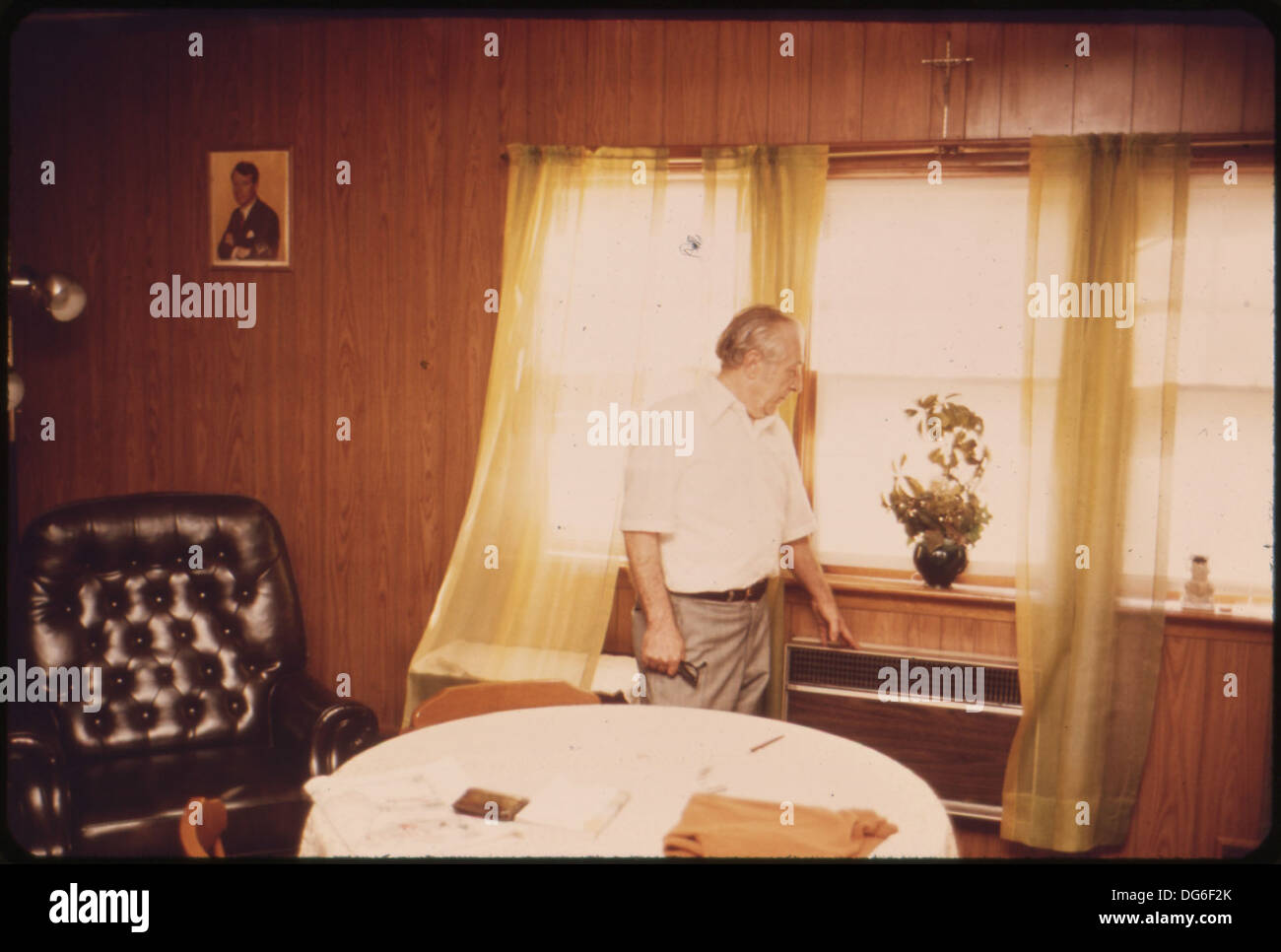 Bernard Picarello sits in the soundproofed den of his home at 112 Moore ...