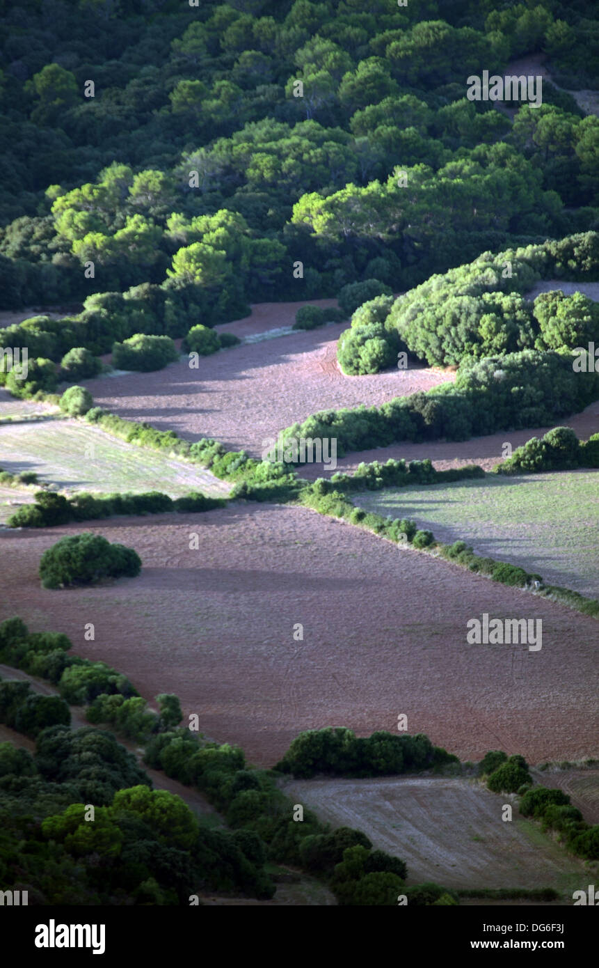 View at sunset from Mount Toro (Monte Toro), Menorca Stock Photo - Alamy