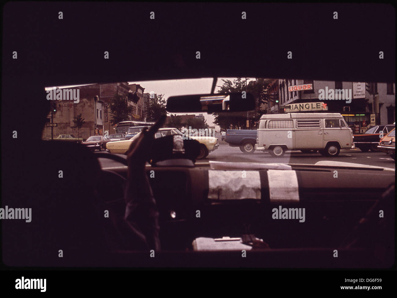 BLOCKED INTERSECTION CAUSES INSTANT TRAFFIC JAM 546652 Stock Photo - Alamy