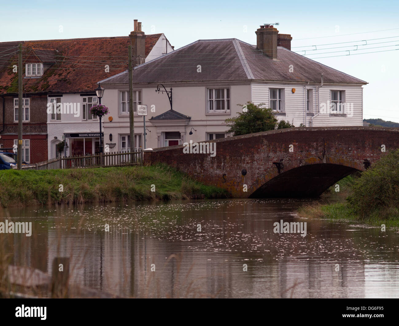 The village of Upper Beeding in West Sussex Stock Photo - Alamy
