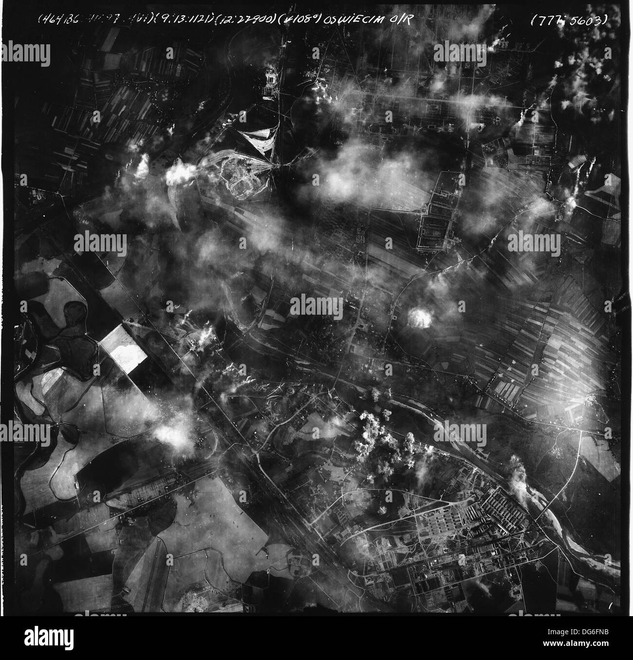 This image depicts the Auschwitz Extermination Camp, one of the most ...