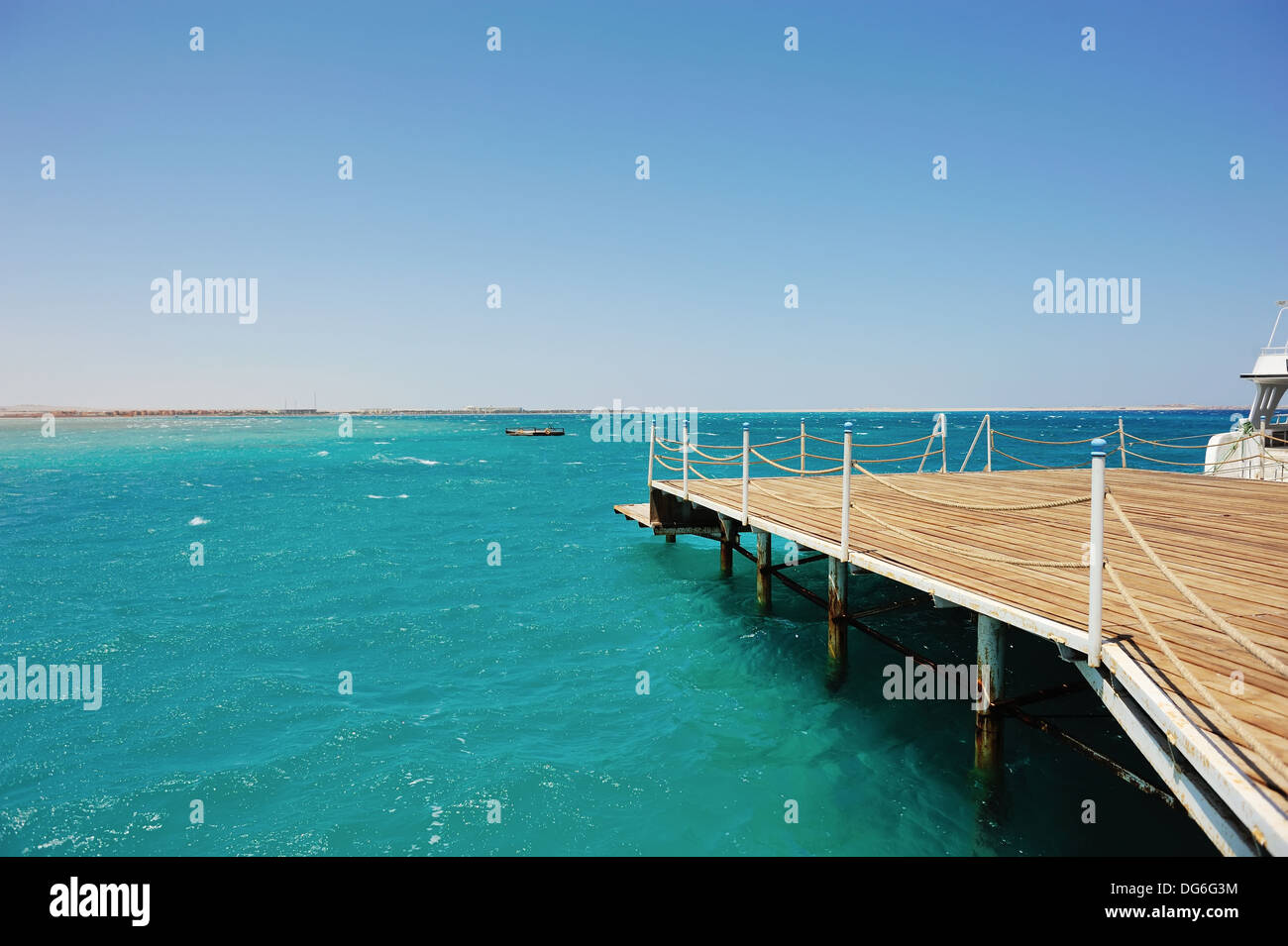 pier in Red Sea, lovely summertime Stock Photo - Alamy