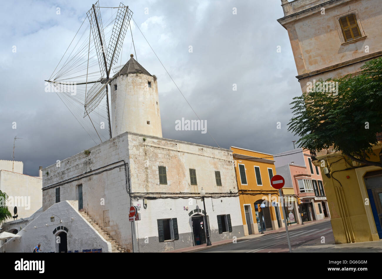 Ciutadella, one of the two main cities in Menorca Stock Photo - Alamy