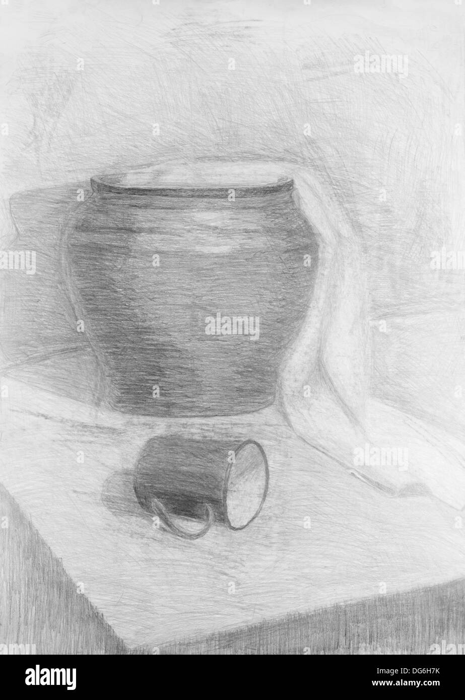 Bright still life Black and White Stock Photos & Images - Alamy