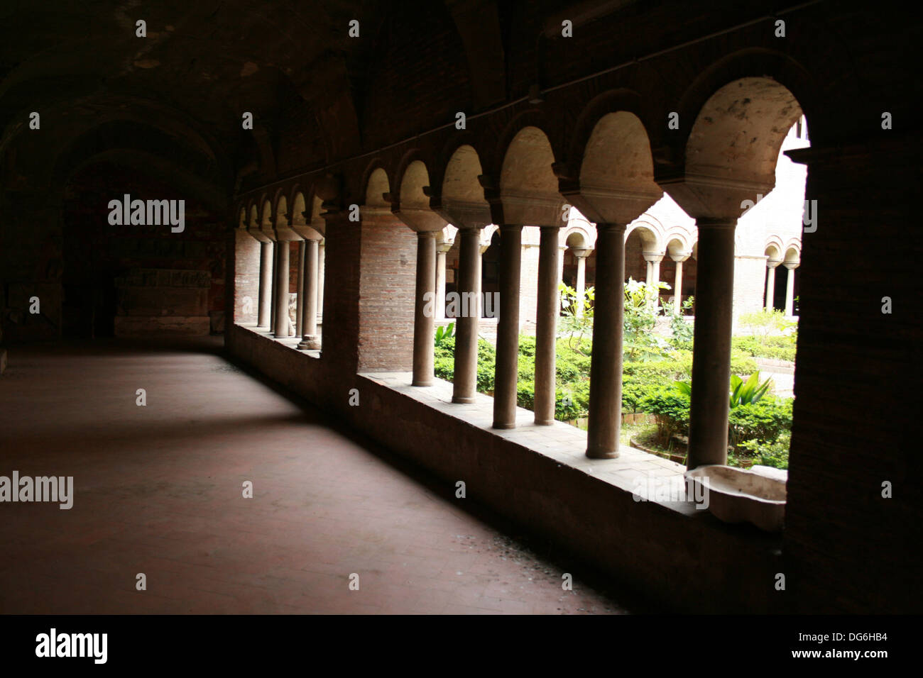 Monastery in Rome Stock Photo - Alamy