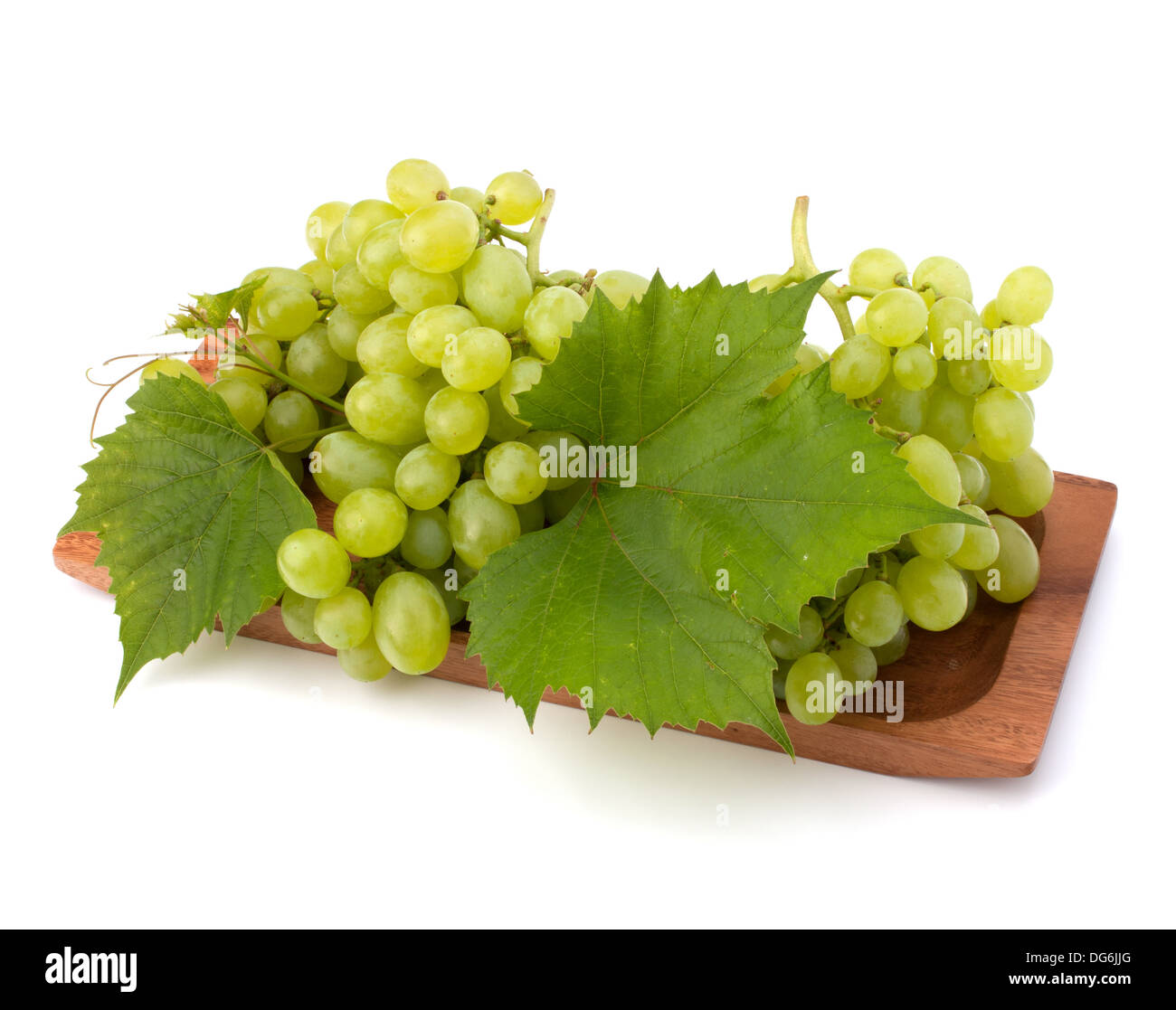 Perfect bunch of white grapes isolated on white background Stock Photo ...