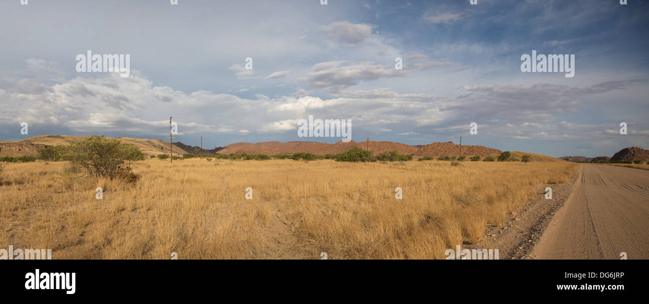 Panoramic landscape namibia hi-res stock photography and images - Alamy