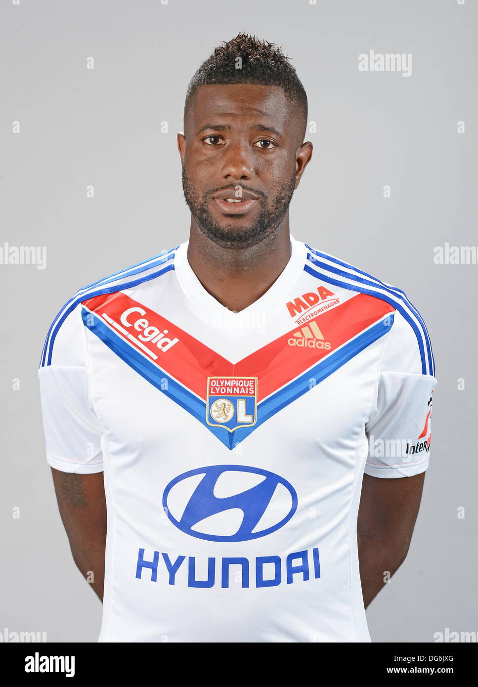 15.10.2013. French League 1 football team Lyon, official photoshoot ...