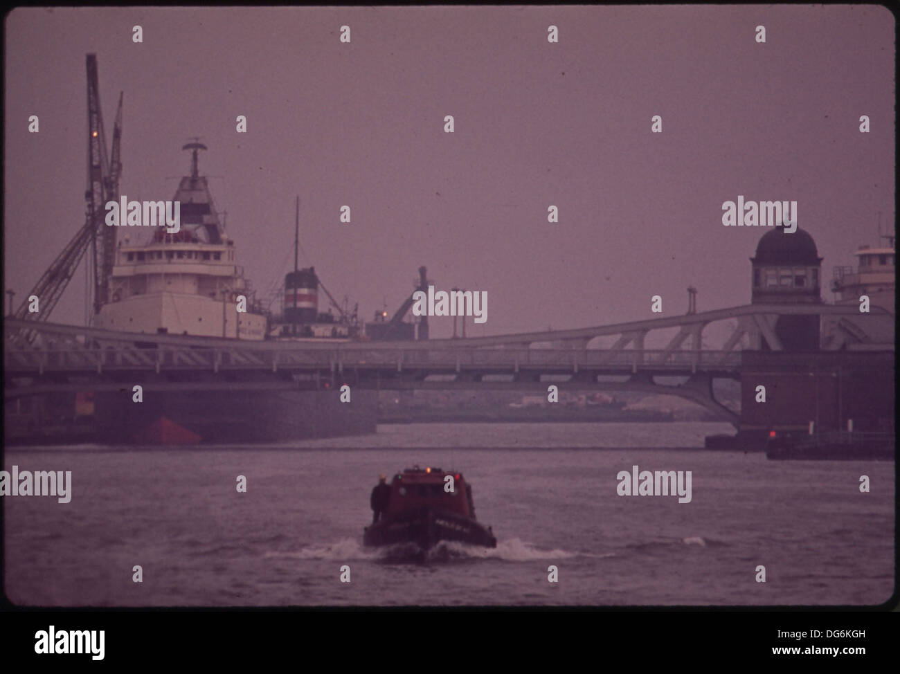 This image shows the Calumet River, located in the southeastern region ...