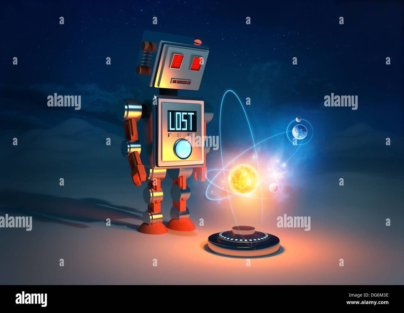 Lost in space hi-res stock photography and images - Alamy
