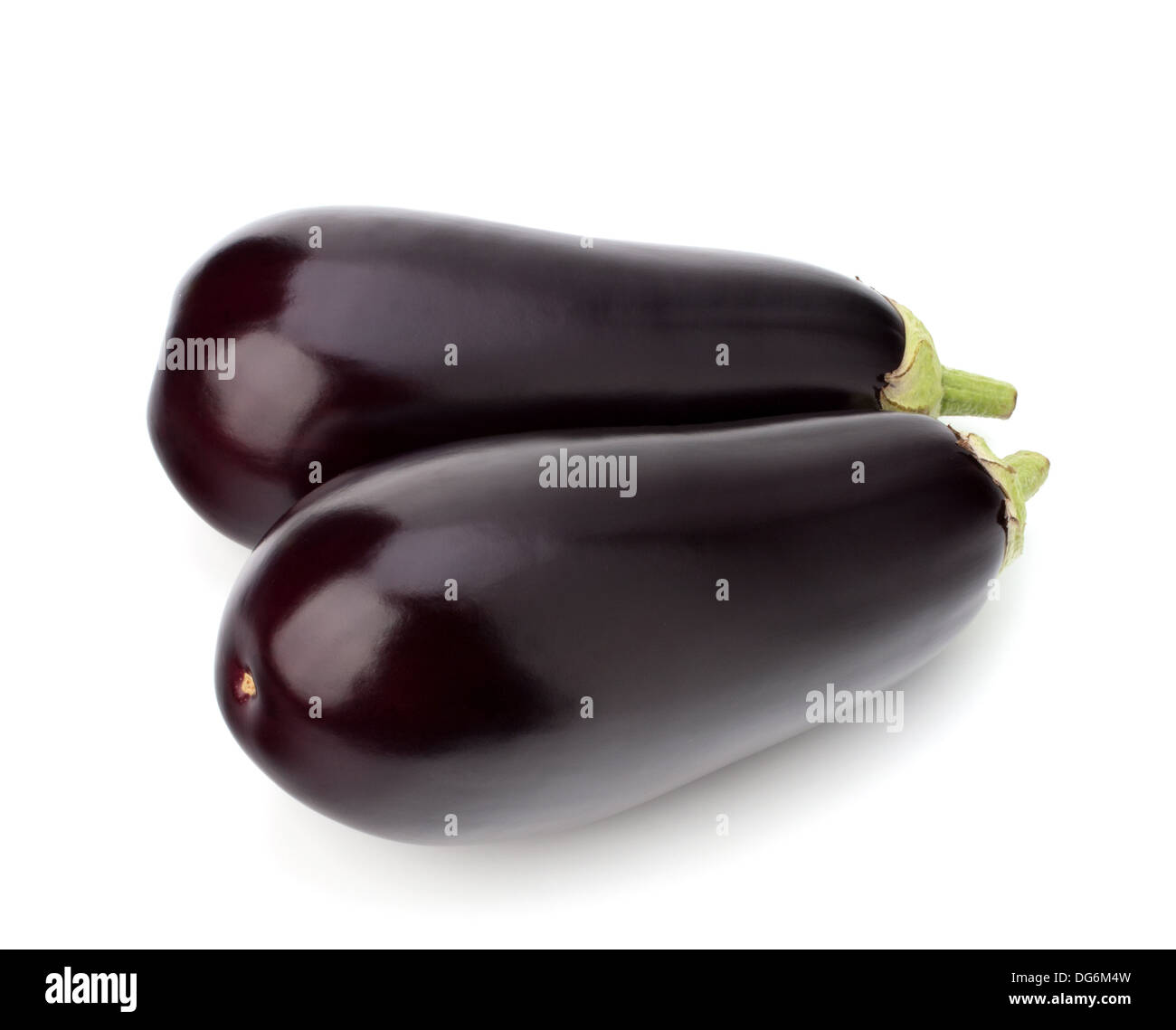 eggplant or aubergine vegetable on white background Stock Photo - Alamy