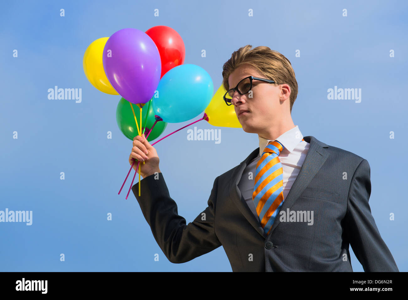 Balloons outdoor hi-res stock photography and images - Alamy