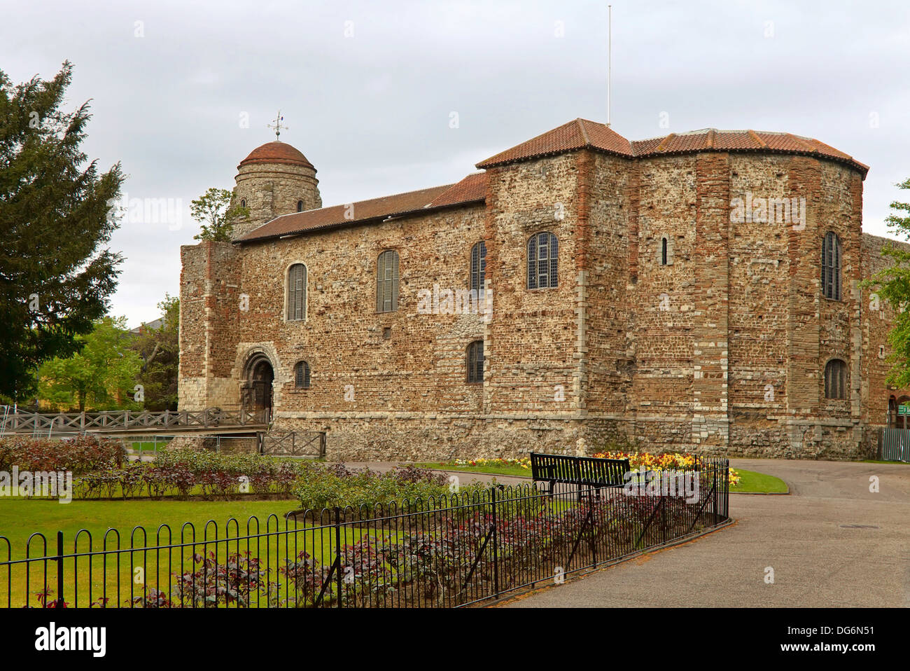 Colchester Castle, a Norman Castle in Colchester, Essex, England Stock ...