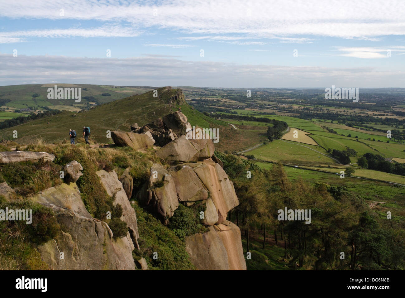 The Roaches Rock Formation in Staffordshire Peak District National Park ...