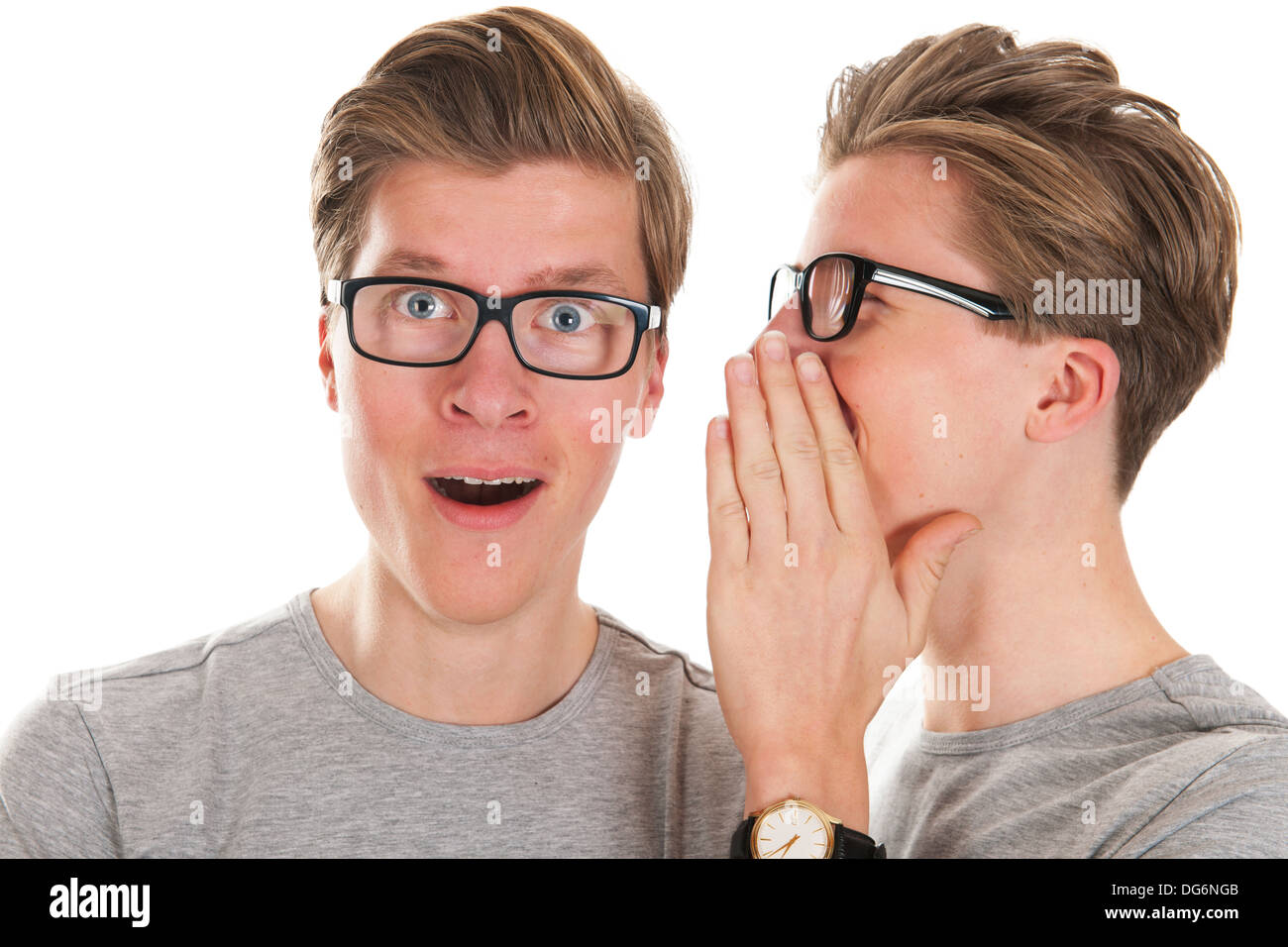 Whispering in ear hi-res stock photography and images - Alamy