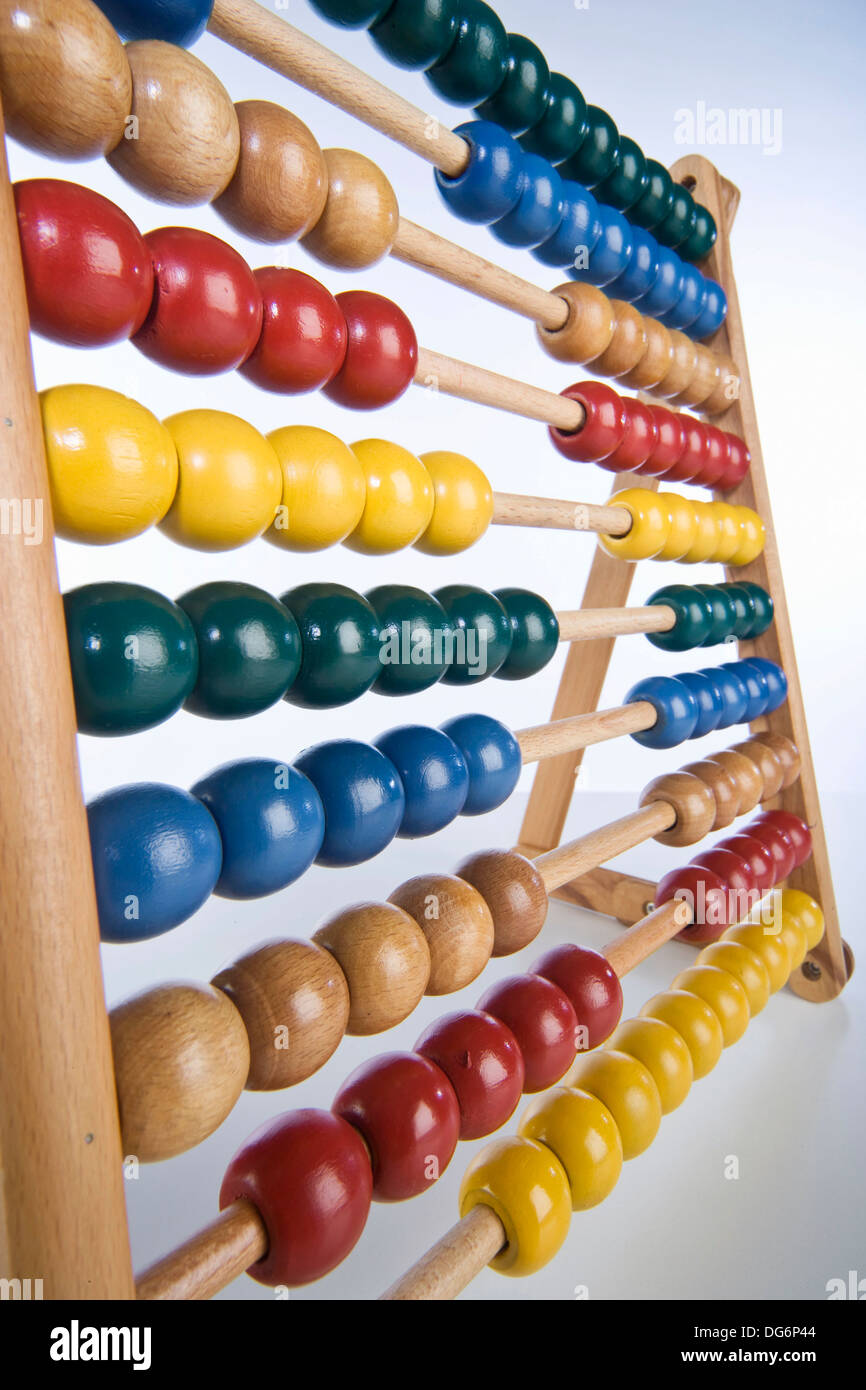 Child red green yellow blue toy bead High Resolution Stock Photography ...