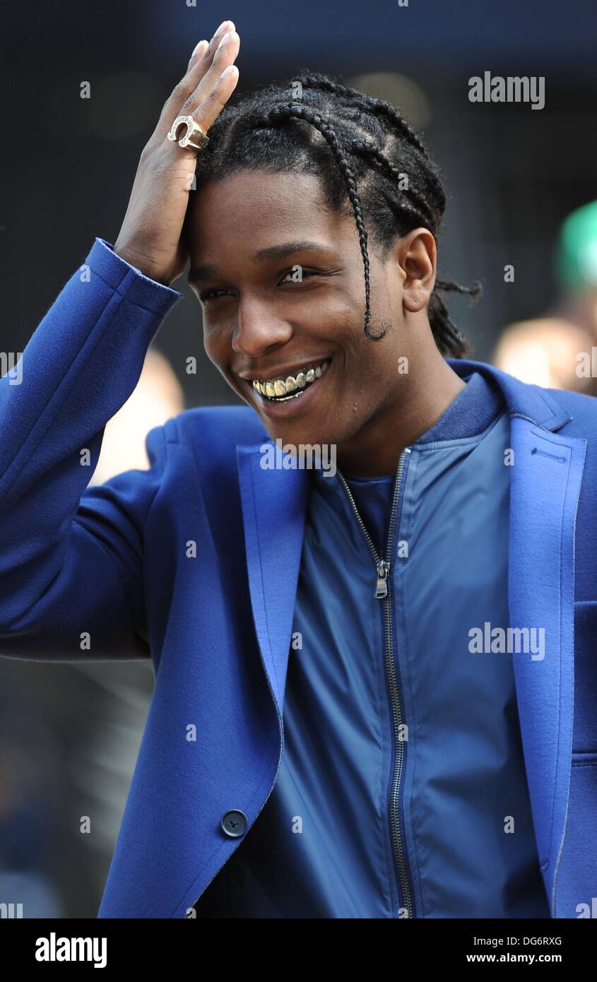 New York, NY, USA. 14th Oct, 2013. ASAP Rocky on location for DKNY ...