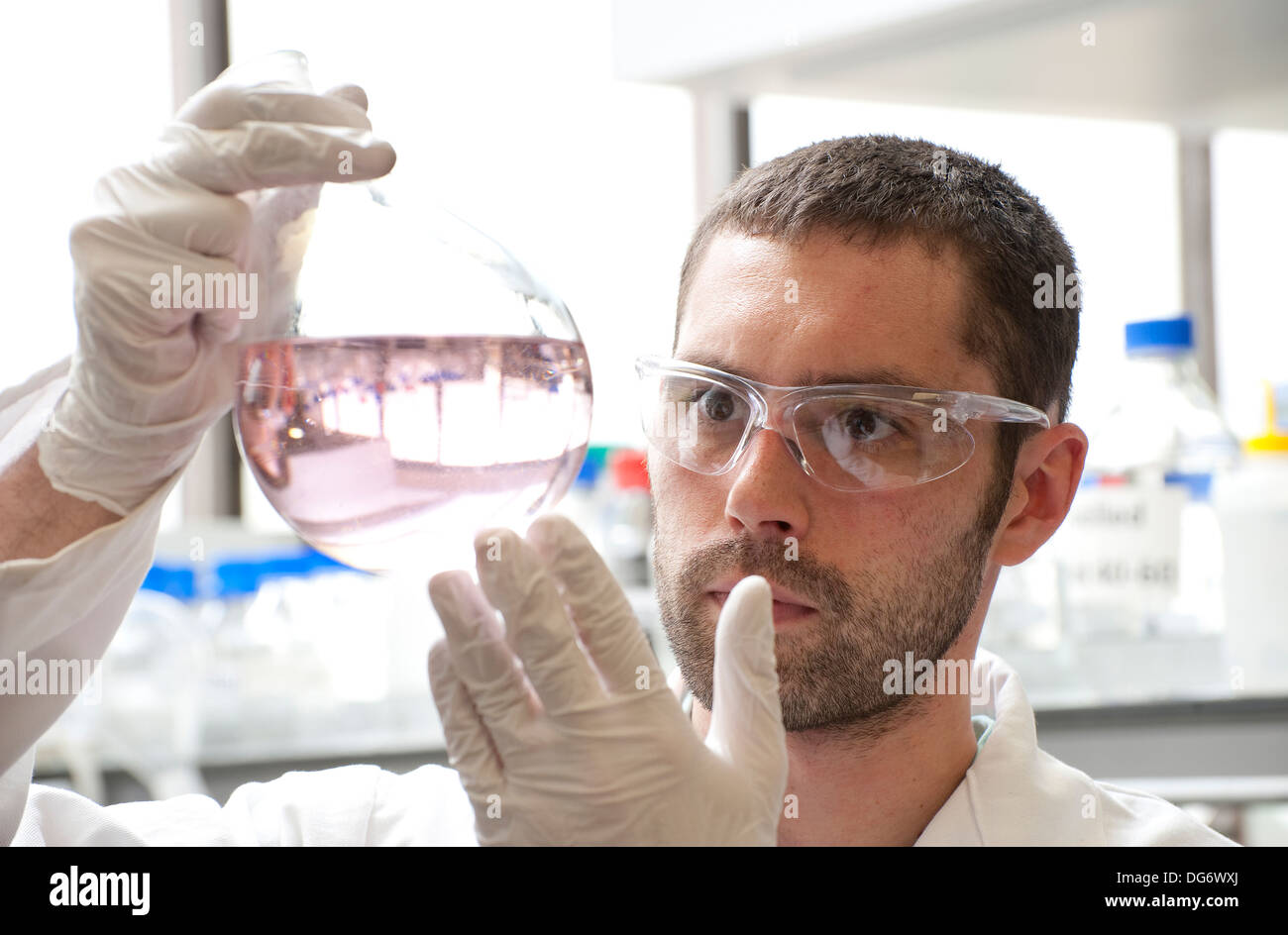laboratory technician working in lab Stock Photo - Alamy