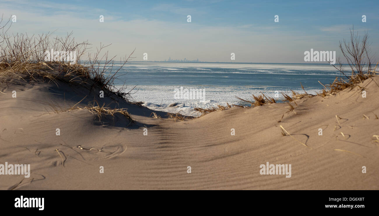 Dunes in Winter Stock Photo - Alamy