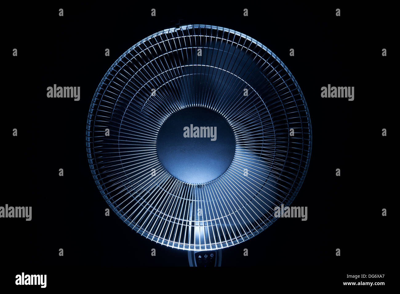 Cooling freestanding Oscillating Fan Stock Photo - Alamy