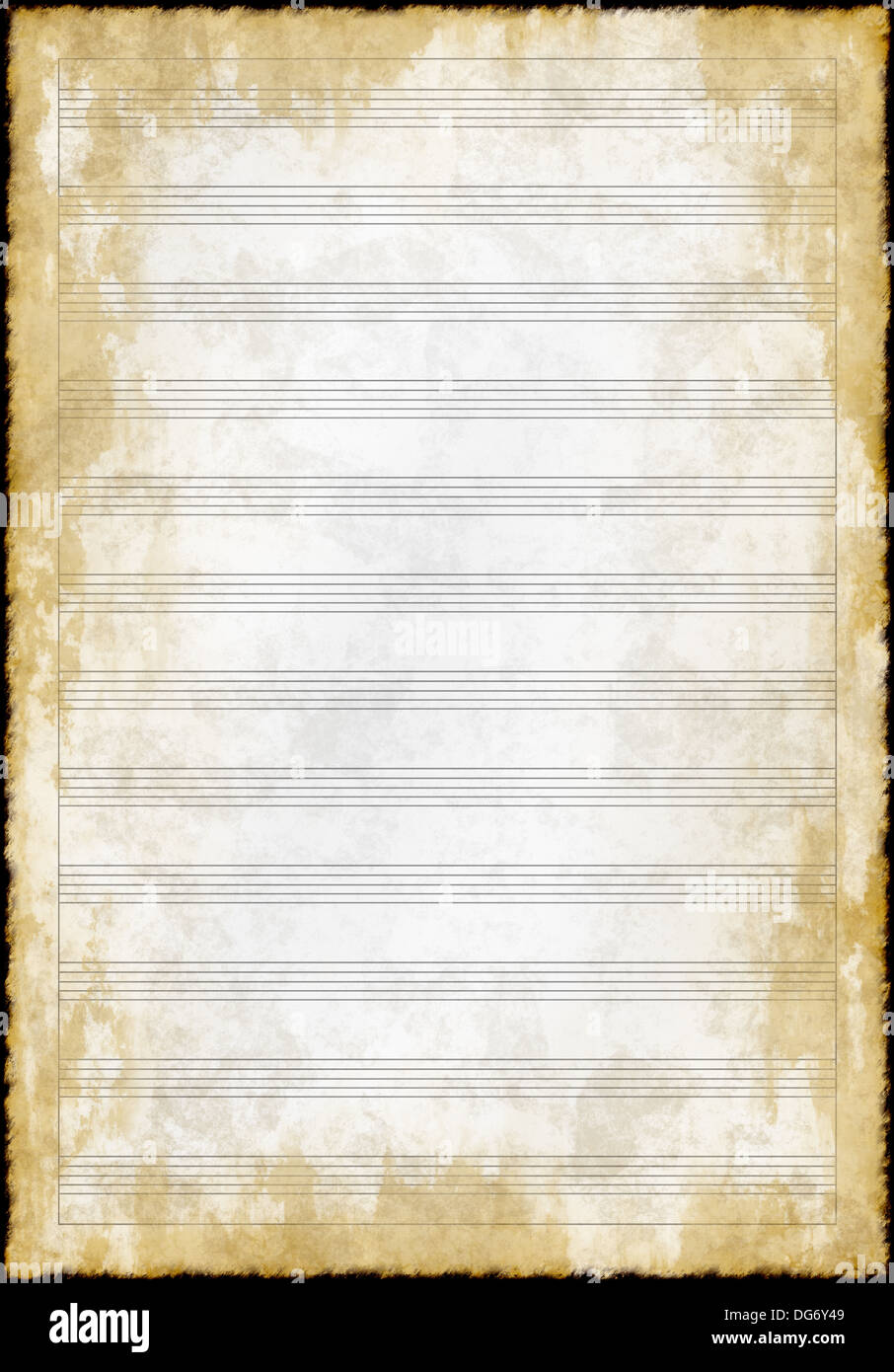 Lined music paper hi-res stock photography and images - Alamy