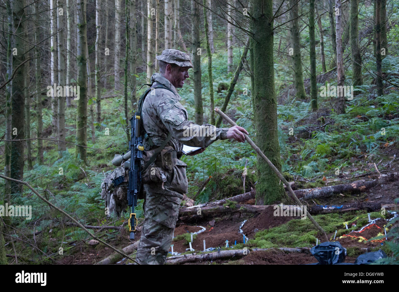 Brecon, Powys, Wales, UK. 15th October 2013. Soldiers from around the ...