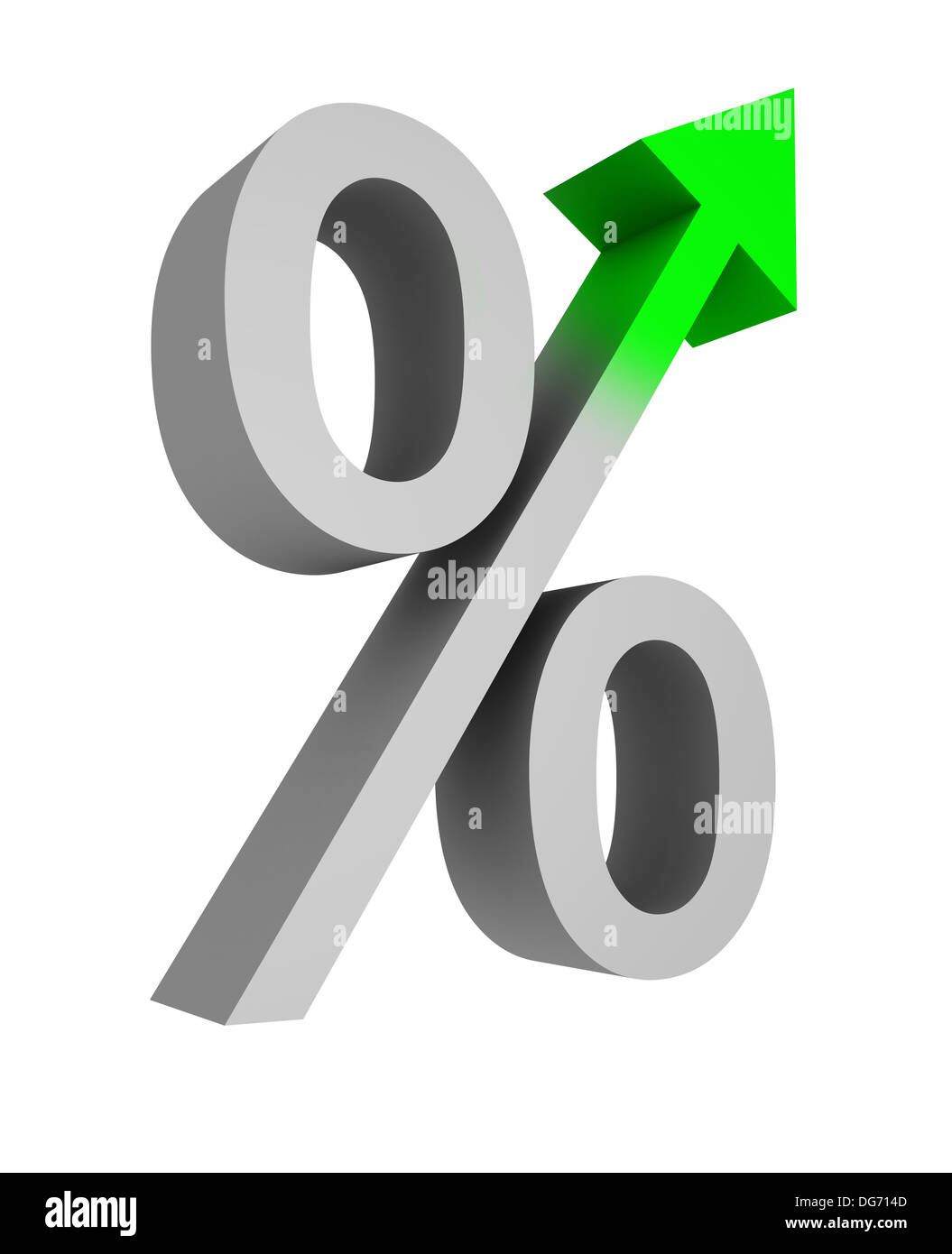 percent symbol on white background Stock Photo - Alamy