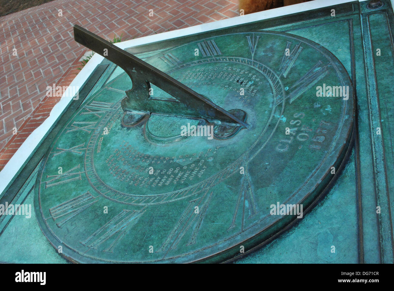 A sun dial Stock Photo - Alamy