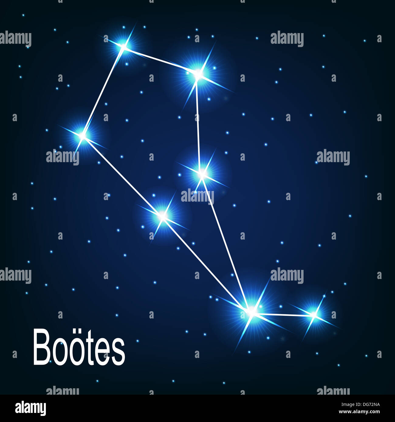 Bootes constellation hi-res stock photography and images - Alamy