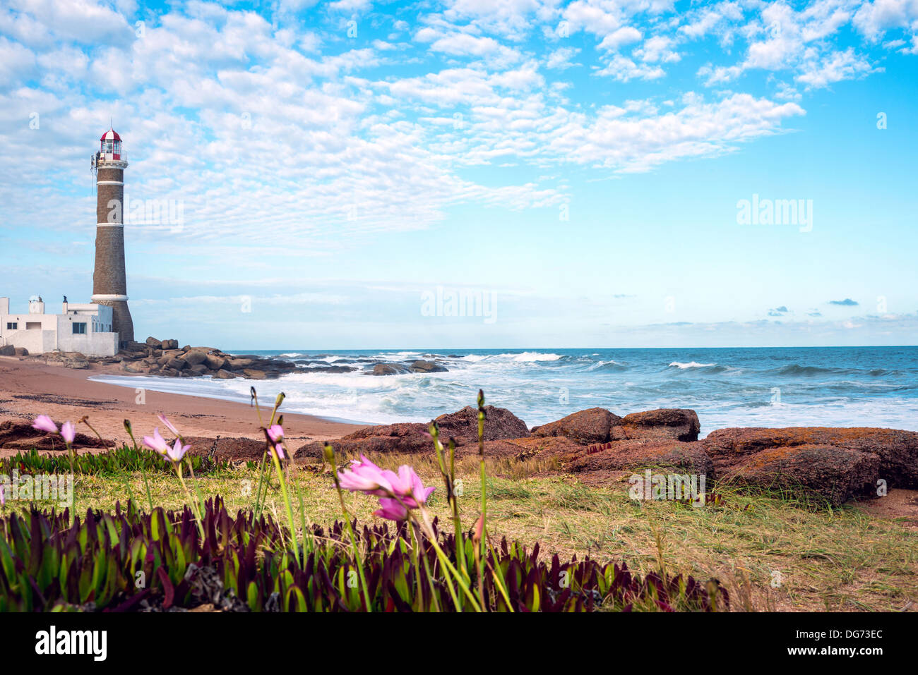 Lighthouse in Jose Ignacio near Punta del Este, Uruguay Stock Photo - Alamy