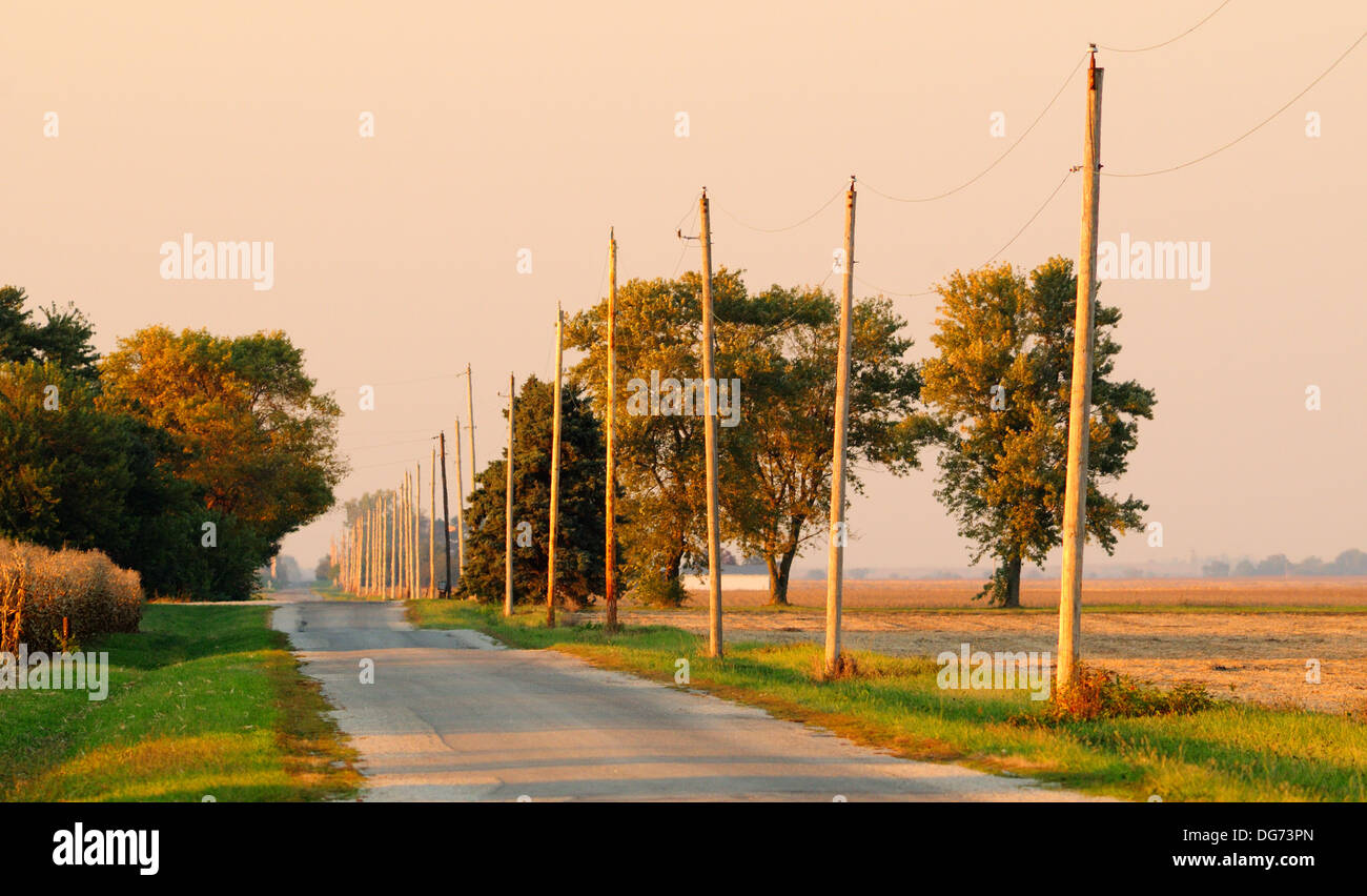 A rural country road Stock Photo - Alamy