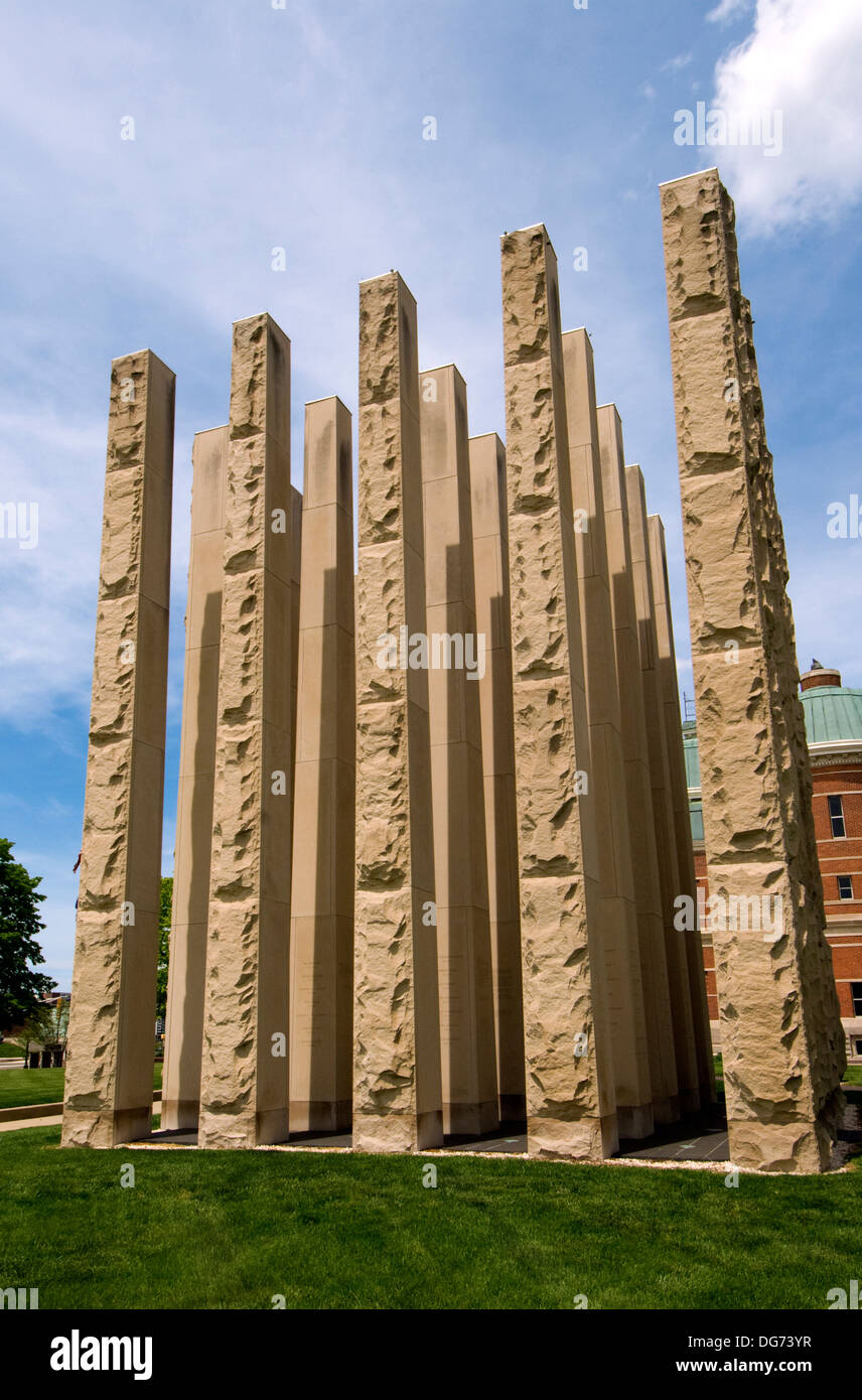 Vietnam War Memorial, Columbus, Indiana Stock Photo - Alamy