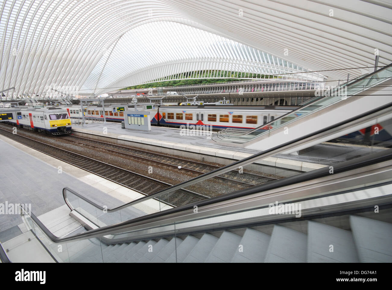 Liege-Guillemins railway station designed by architect Santiago ...