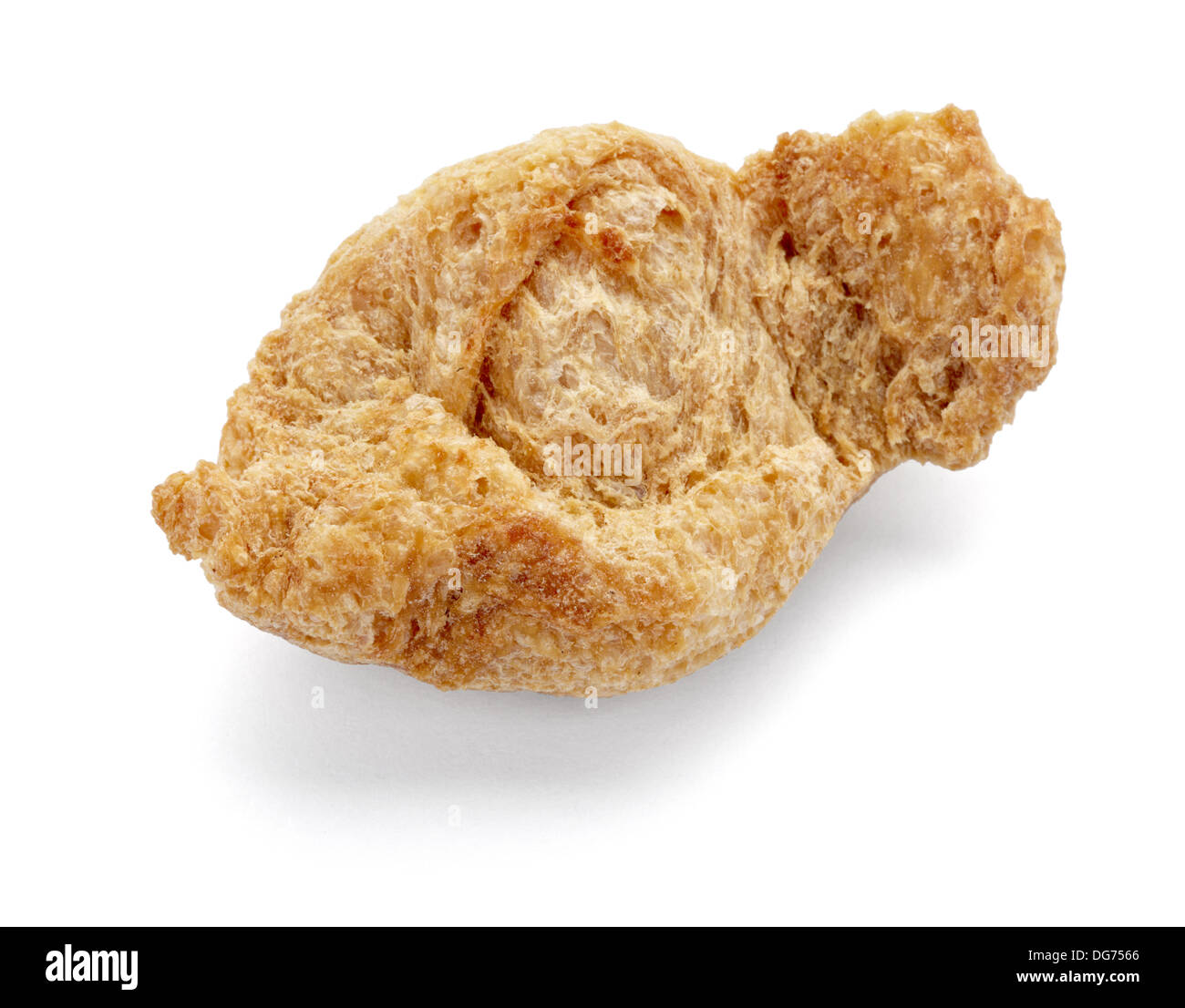 close up of soya flakes on white background with clipping path Stock ...