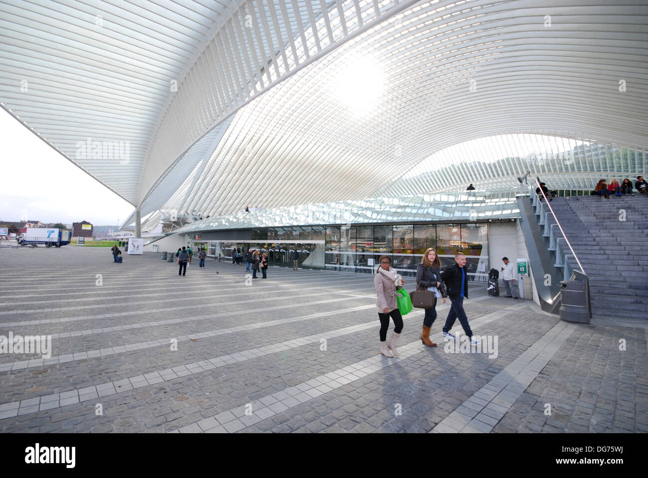 Liege-Guillemins railway station designed by architect Santiago ...