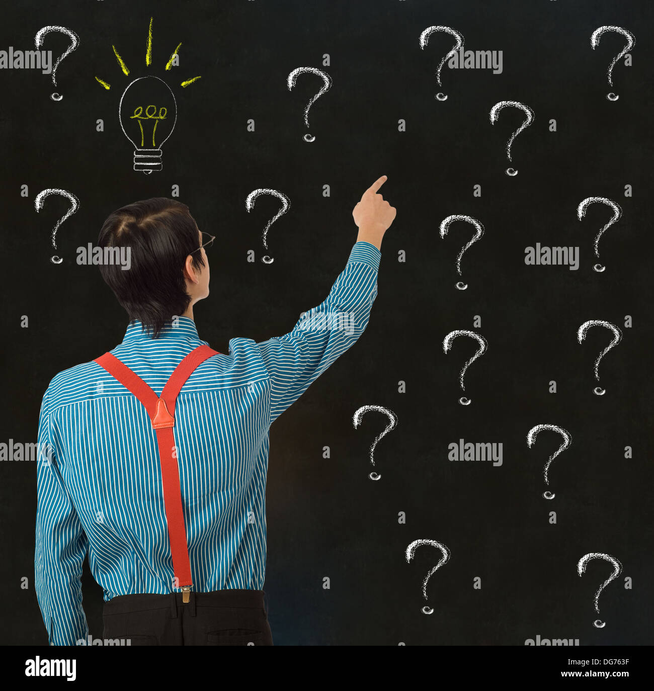 Teacher Question Mark High Resolution Stock Photography and Images - Alamy