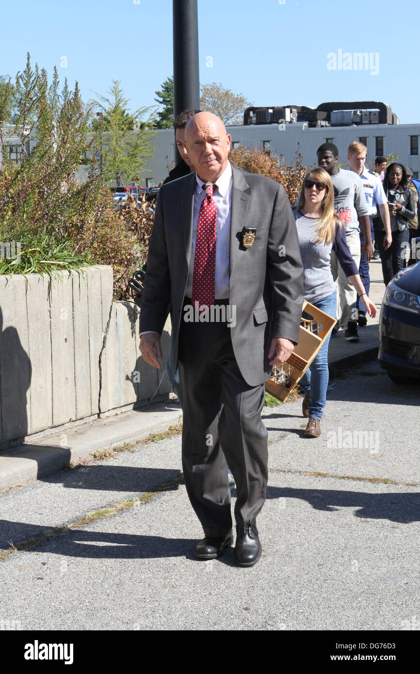 New York, New York, USA. 15th Oct, 2013. Law and Order SVU films in ...