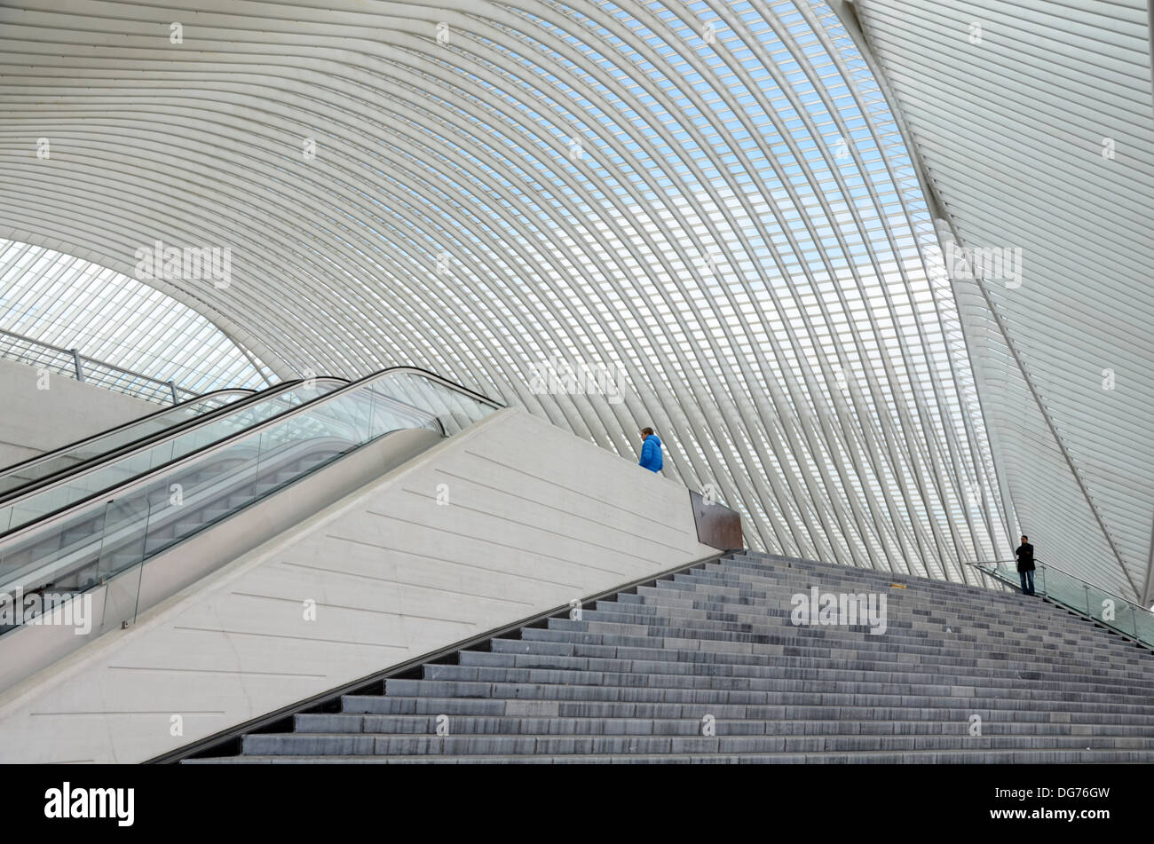 Liege-Guillemins railway station designed by architect Santiago ...