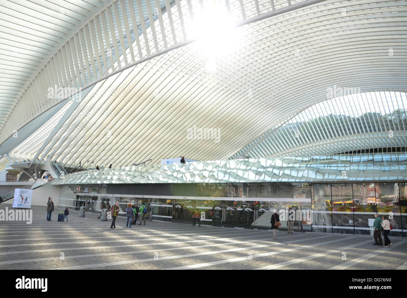 Liege-Guillemins railway station designed by architect Santiago ...