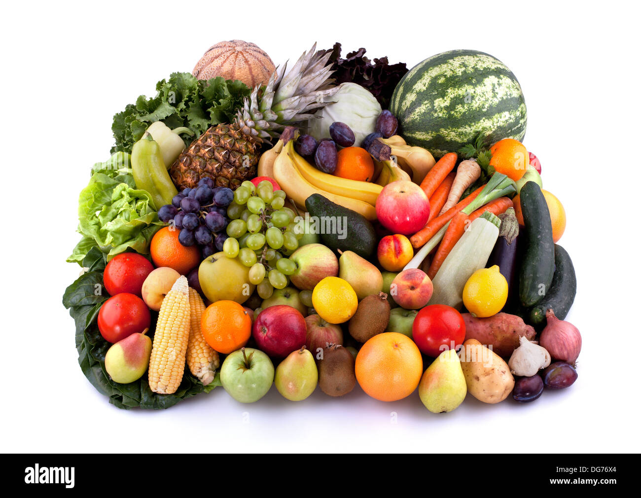 Vegetables and fruits Stock Photo - Alamy