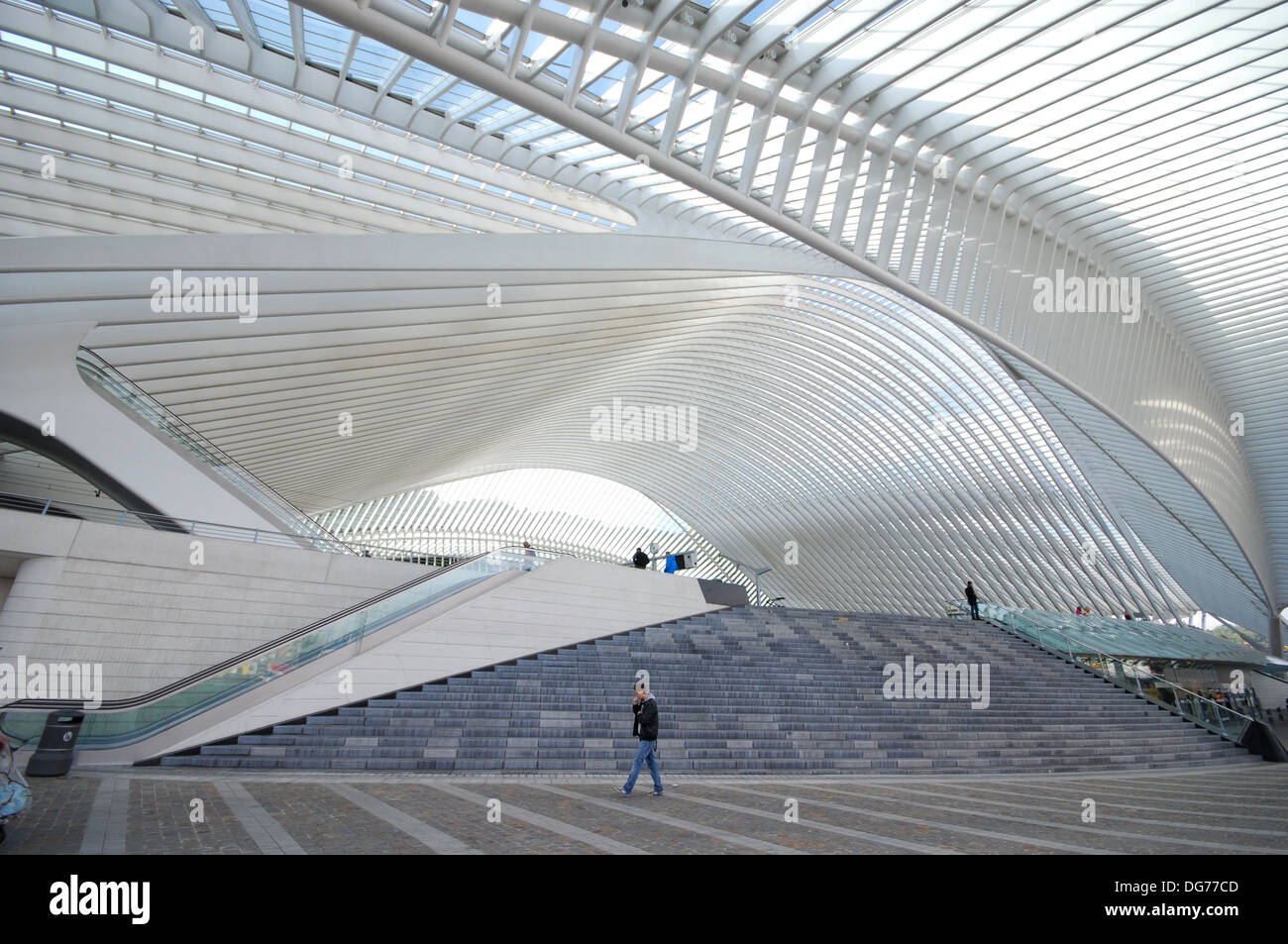 Liege-Guillemins railway station designed by architect Santiago ...