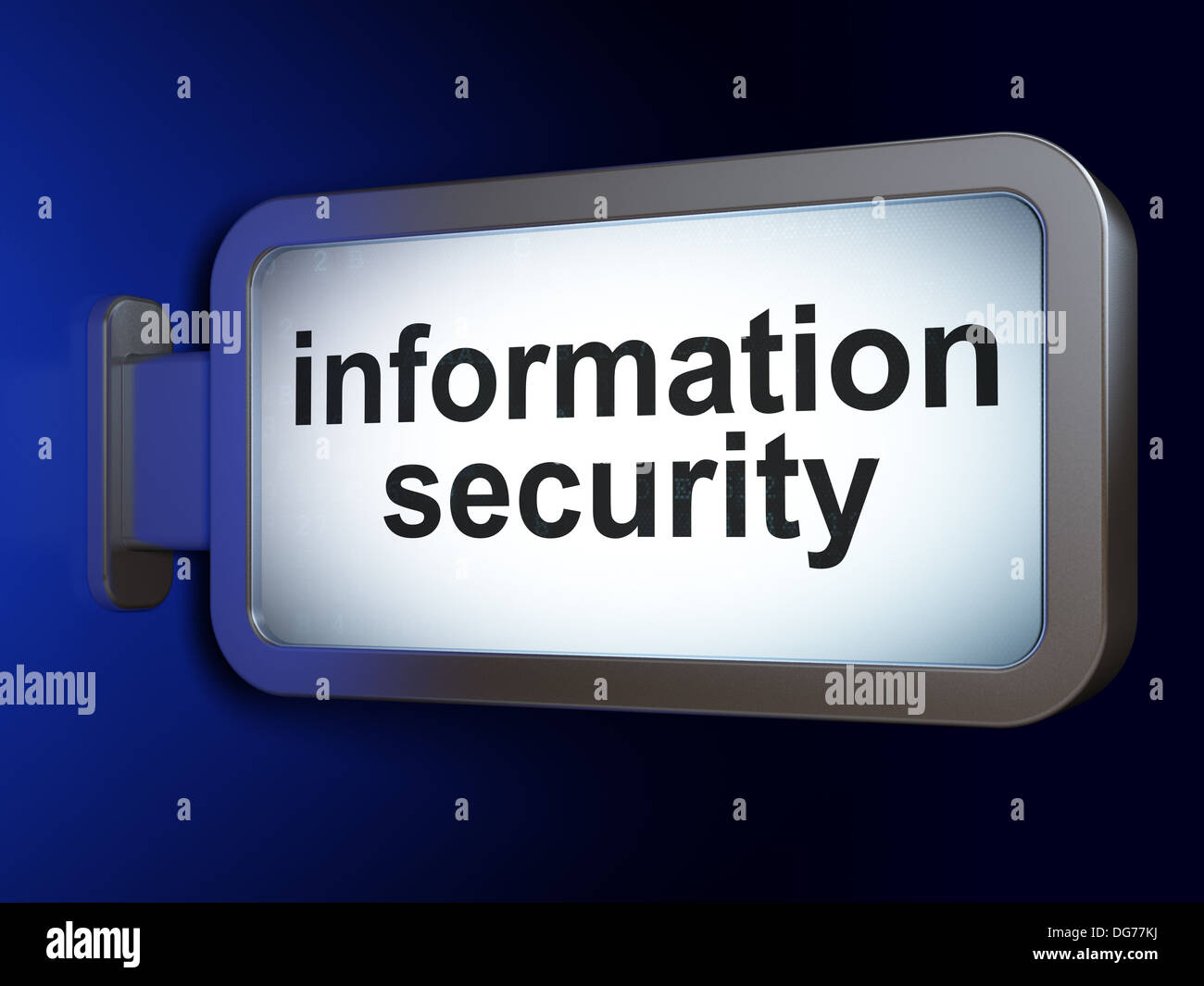 Privacy concept: Information Security on billboard background Stock ...