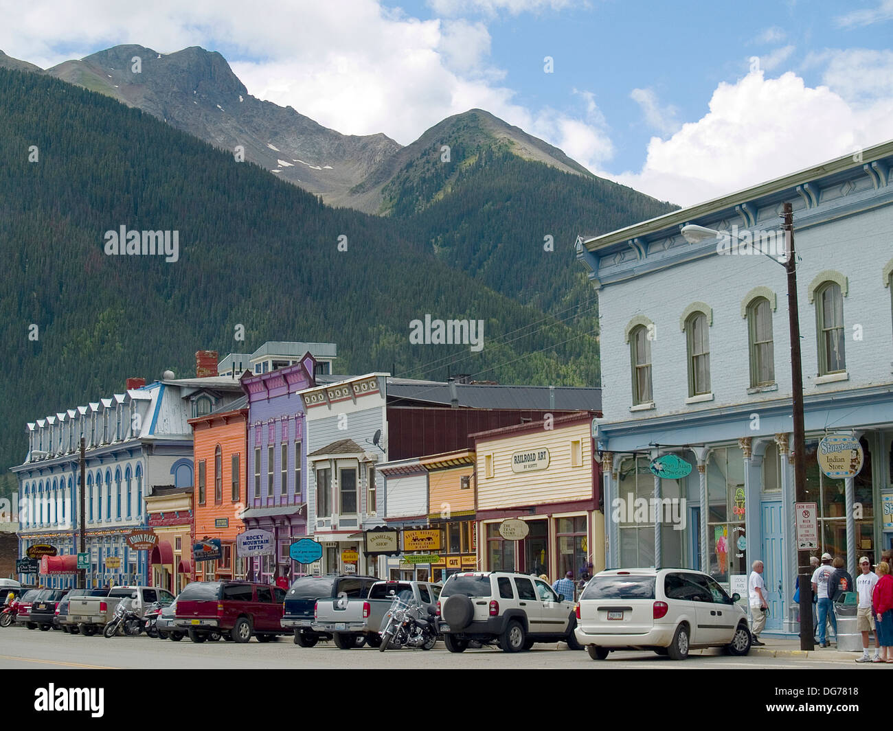 The main street,Silverton,Colorado Stock Photo - Alamy