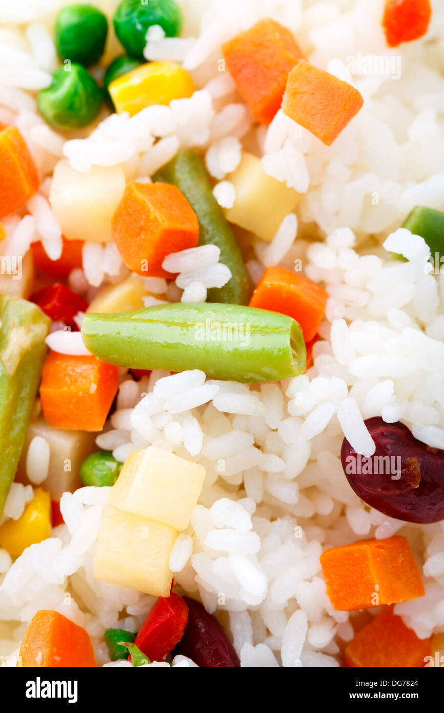 Delicious rice with vegetables Stock Photo - Alamy