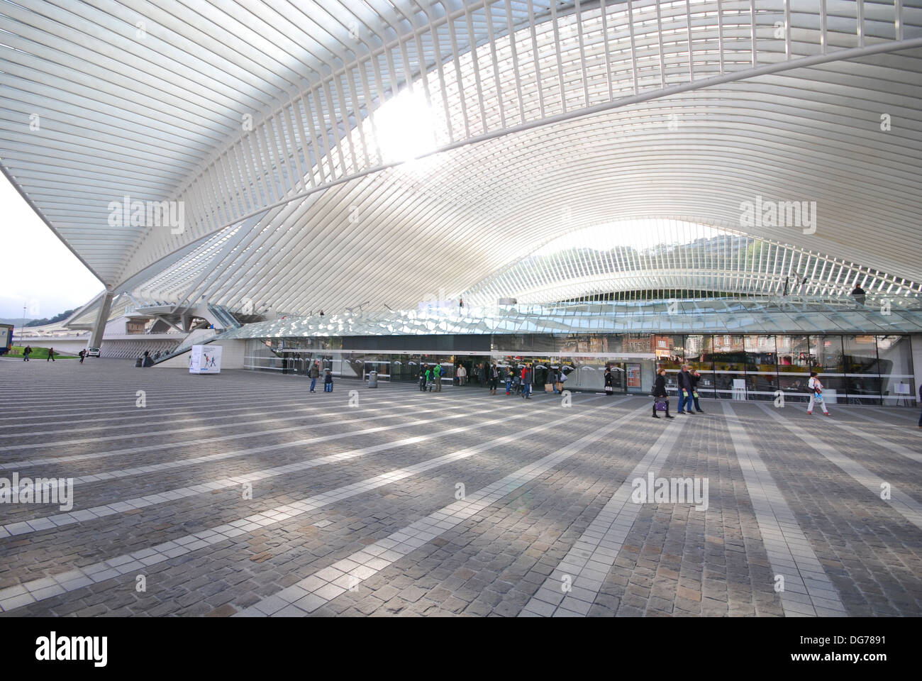 Liege-Guillemins railway station designed by architect Santiago ...