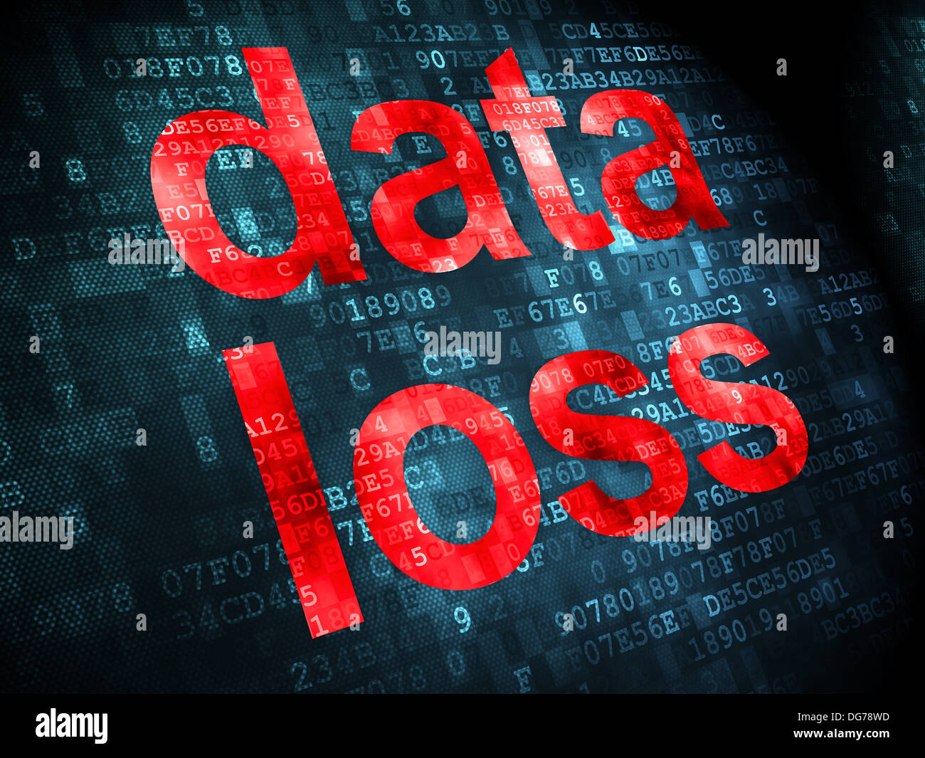 Information concept: Data Loss on digital background Stock Photo - Alamy