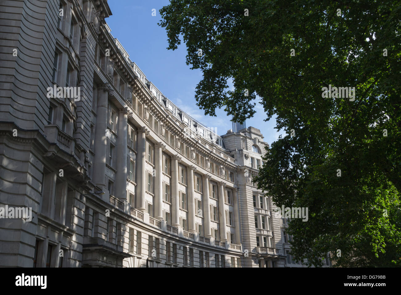 The curve of a typical classical architecture style building in ...